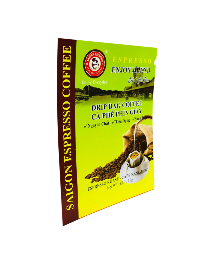 Drip Bag coffee Enjoy Blend – Saigon Espresso; 1 box = 10 sachets (150g ...